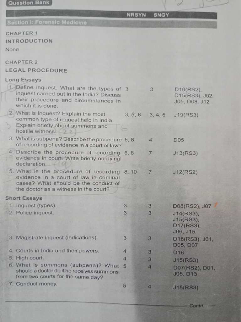 FM. Singi Questions. | PDF
