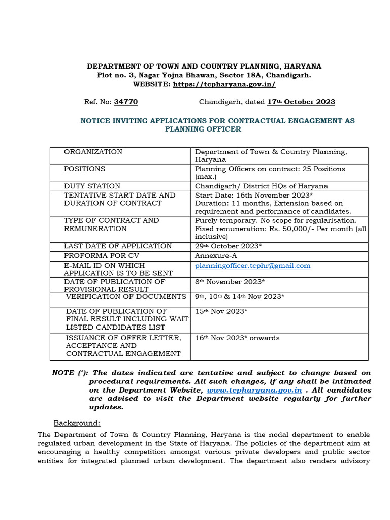 25 ATPs On Contract 16.10.2023 | PDF | Identity Document | Urban Planning