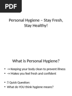Hygiene Chart | PDF