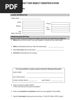 Weekly Pest Control Checklist | PDF