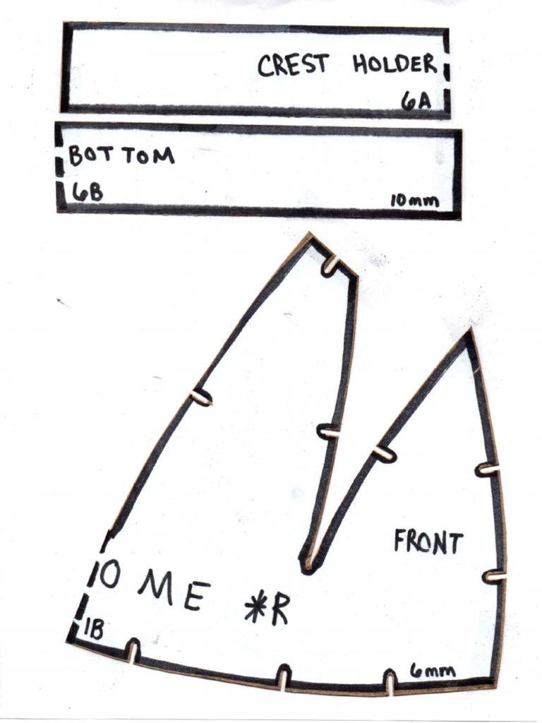 Spartan Helmet Template PDF | PDF