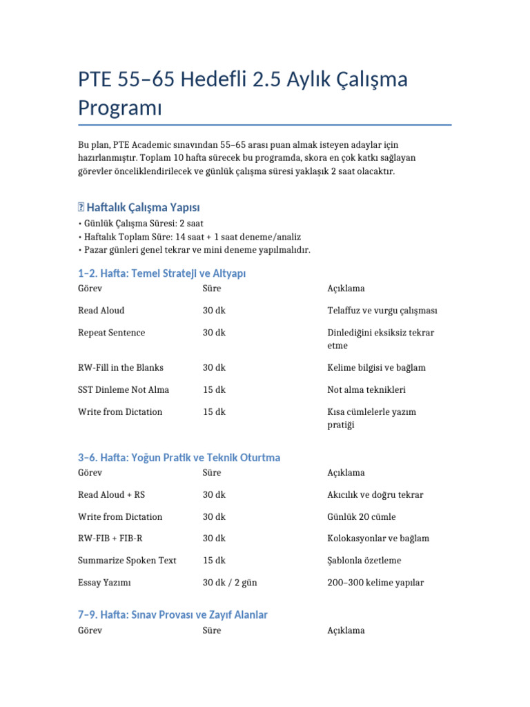 PTE_55_65_Study_Plan | PDF