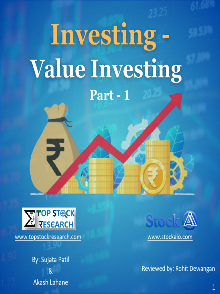 Value Investing 1 by TSR | PDF | Peg Ratio | Investing