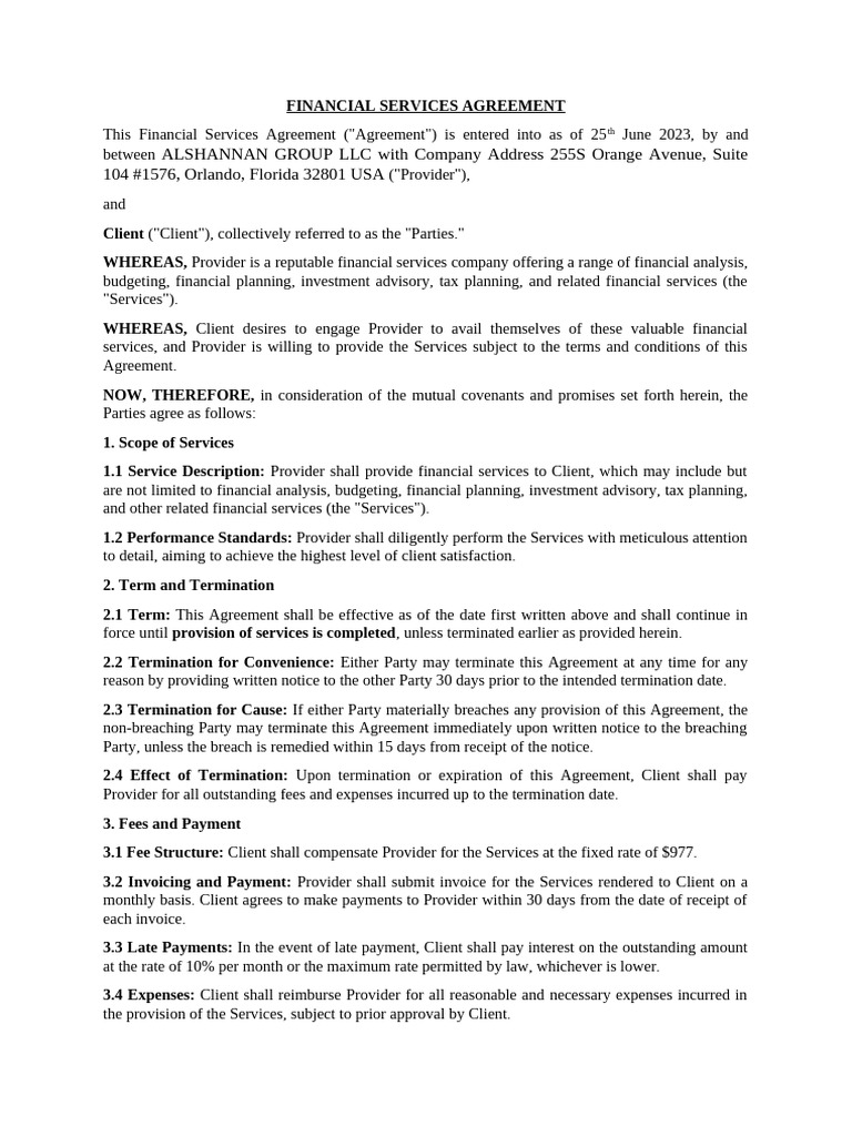 Second Services Agreement | PDF | License | Legal Liability