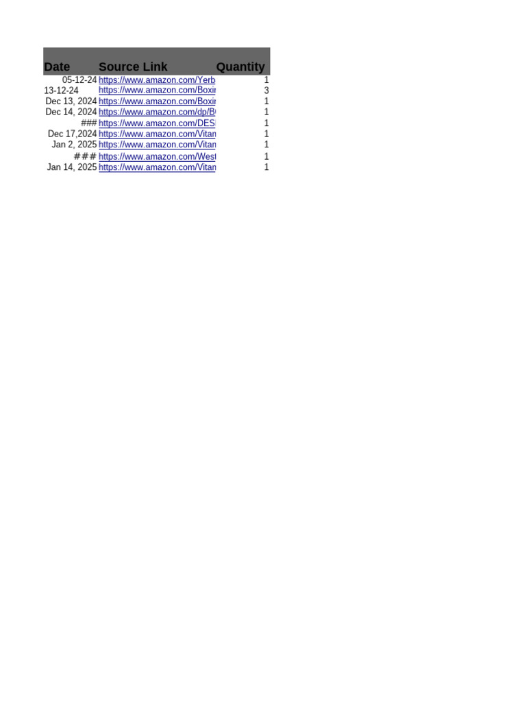 2nd Orders Sheet | PDF