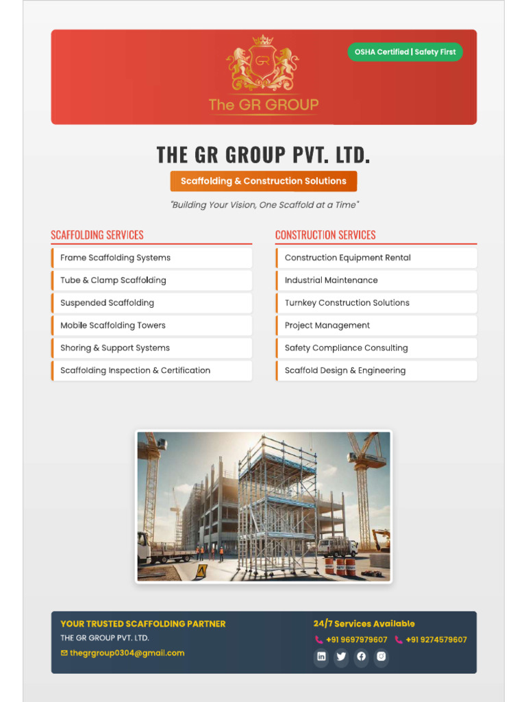 GR Scaffolding Catalog-9274579607 | PDF | Scaffolding | Mechanical ...