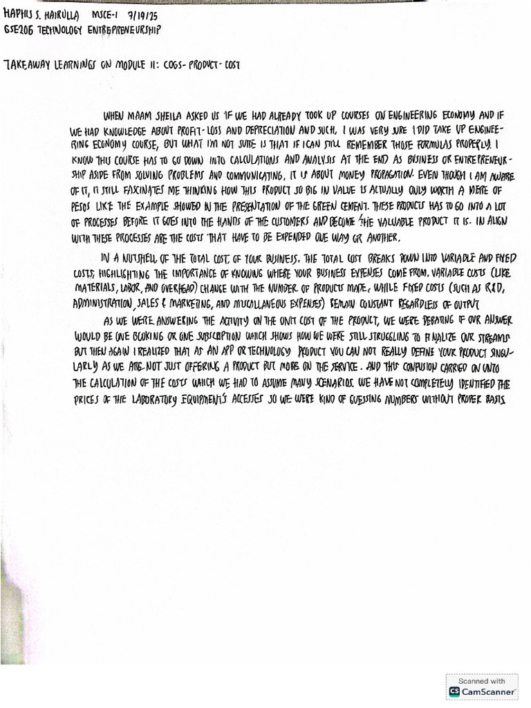 HSH Module 11 Takeaway | PDF