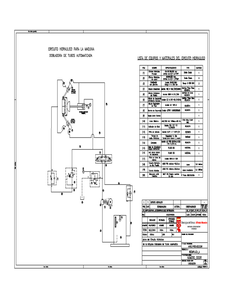 Plano Hidraulico Modificar-Presentación1 | PDF