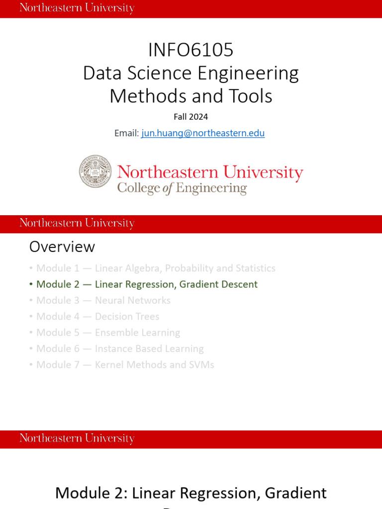 Data Science Engineering Overview | PDF | Machine Learning | Regression ...
