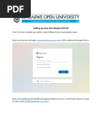 Setting Up Your NWU Email and Portal | PDF | Password | Security