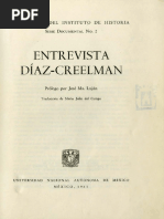 Entrevista Díaz-Creelman | PDF | México | Democracia