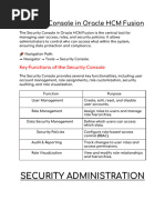 Security Console in Oracle HCM Fusion 1745761154 | PDF | Computing | Cyberspace