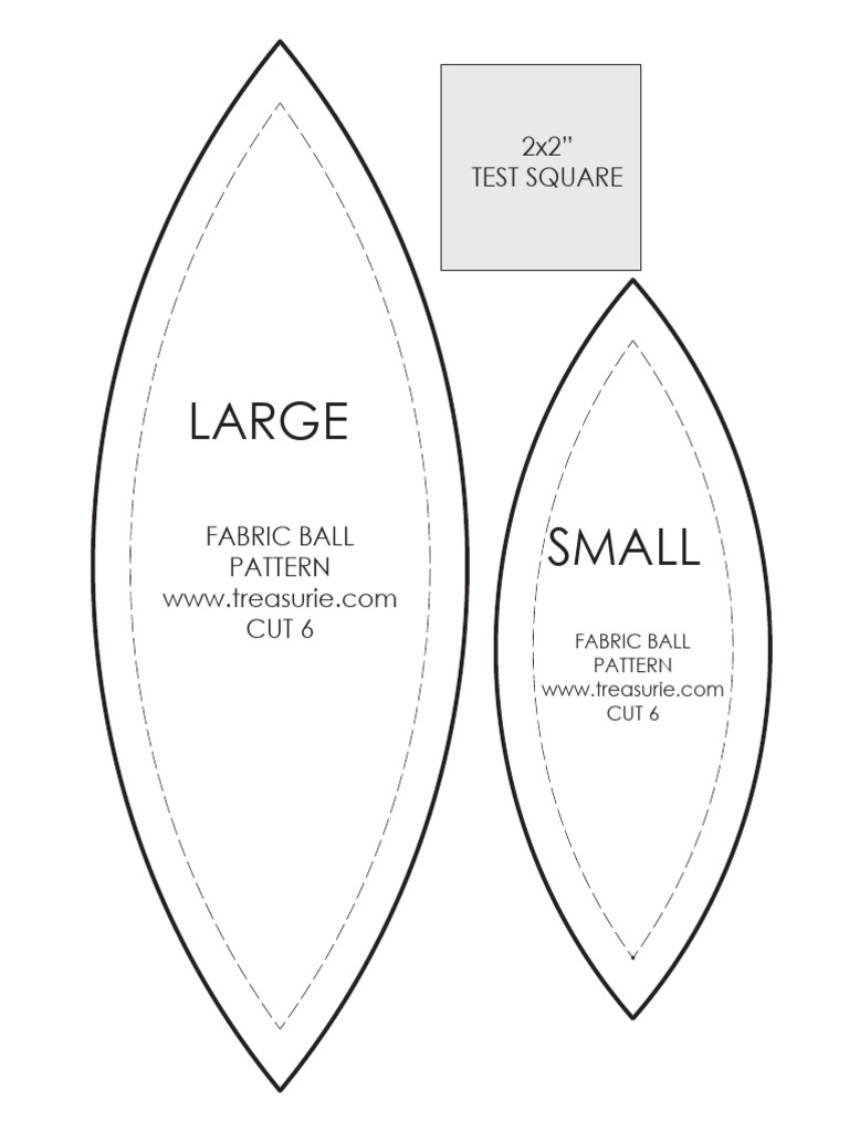 Fabric Ball Pattern Instructions | PDF