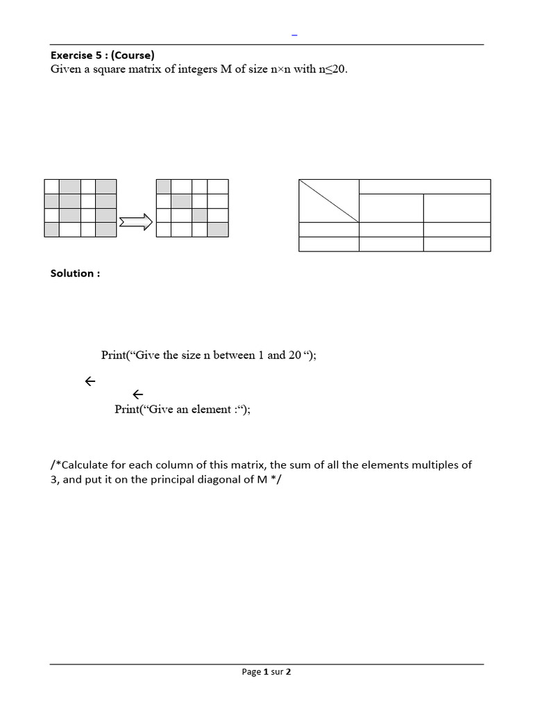 11) The Matrix - Exercise 5 | PDF