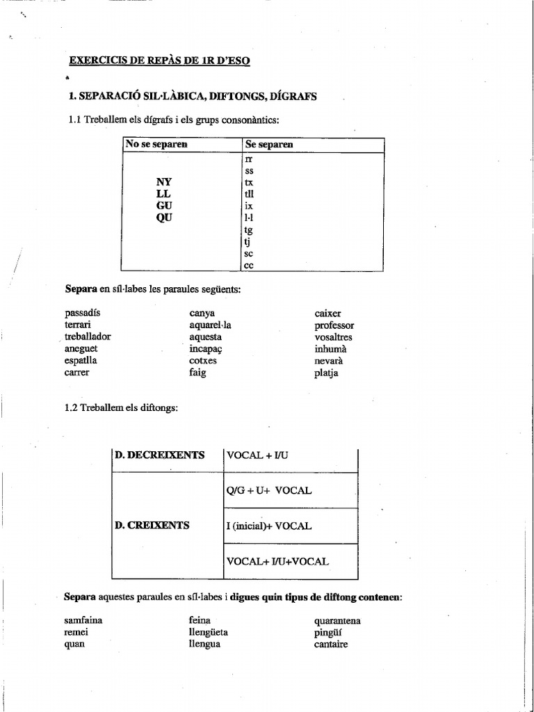 Català Tots 1eso | PDF