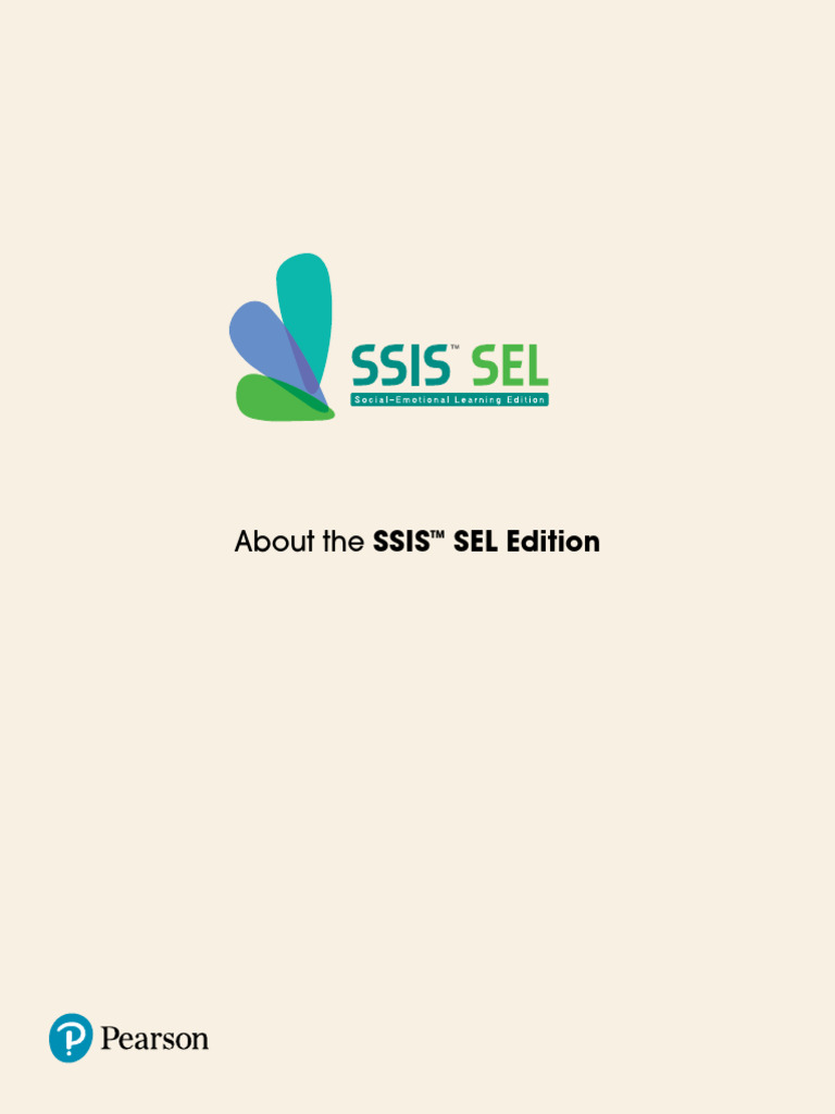 About The SSIS SEL Edition | PDF | Teachers | Psychology