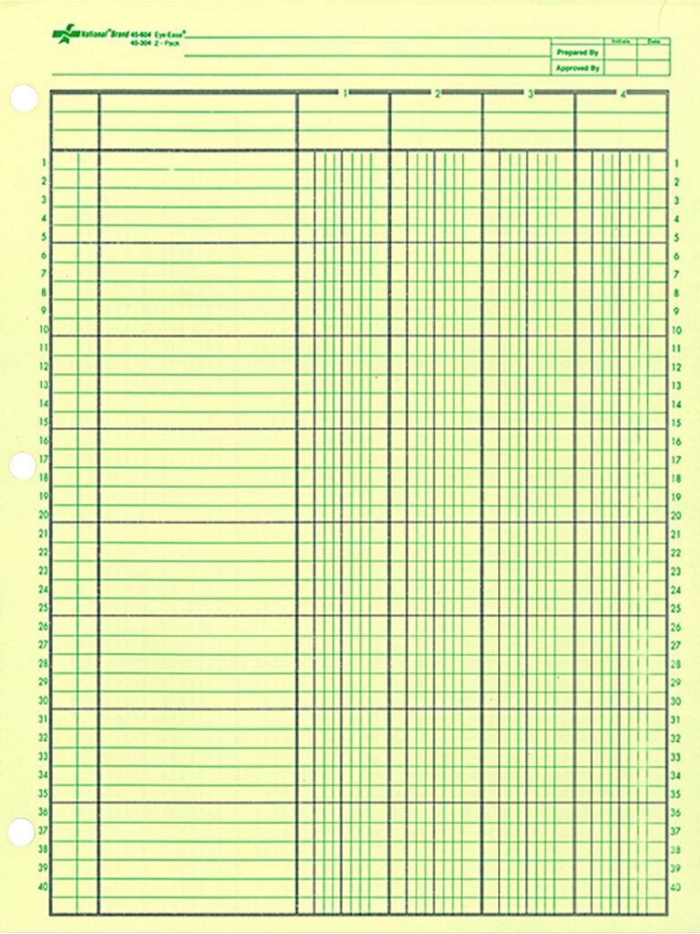 Formato de Hoja de 4 Columnas | PDF