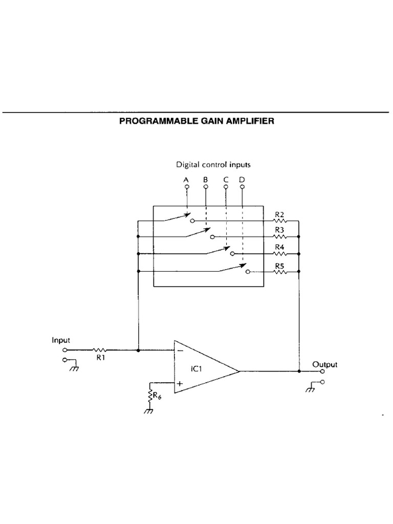 Programmable Gain Amplifier | PDF