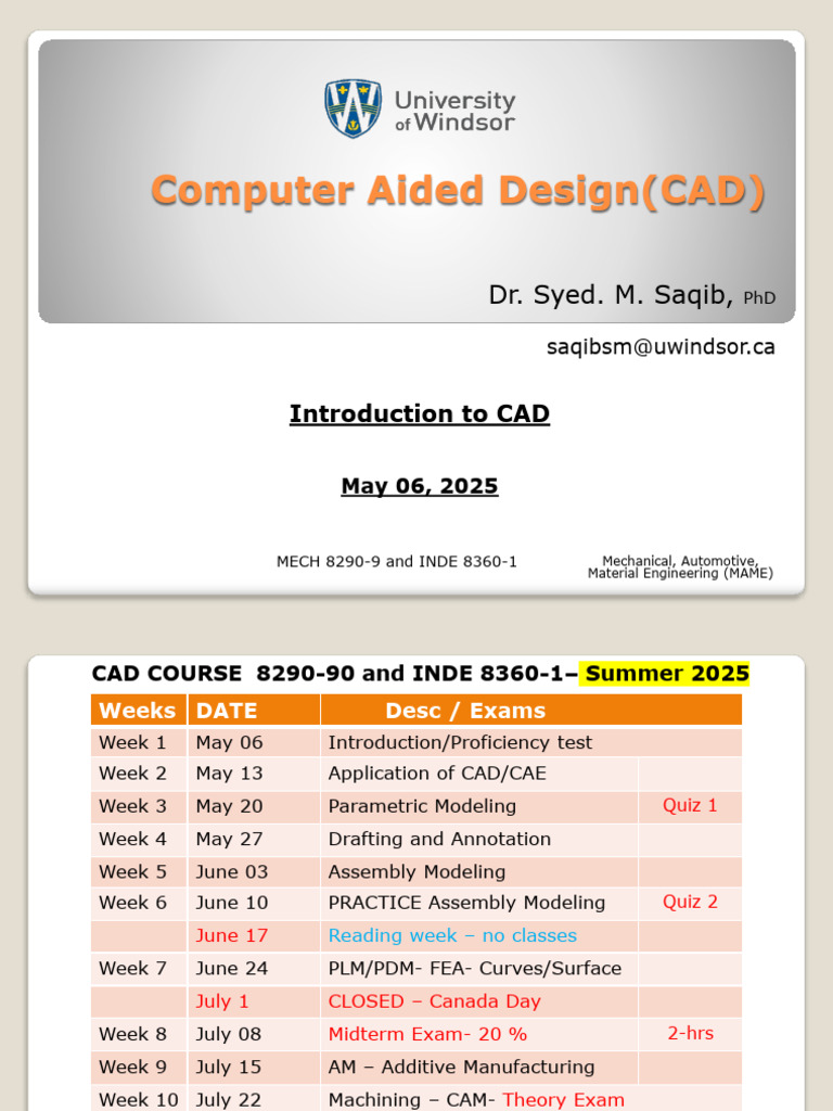 Lecture 01 - Intro - May 06 | PDF