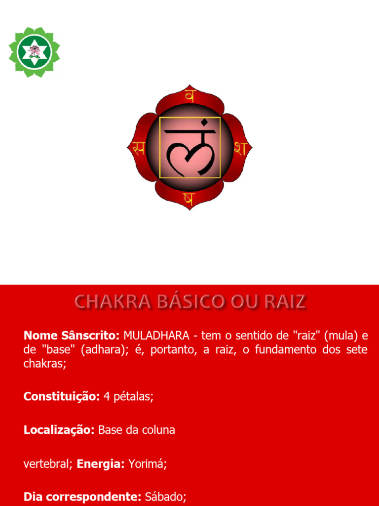 02 - Chakra B%C3%A1sico-Convertido | PDF | Chacra | Vermelho