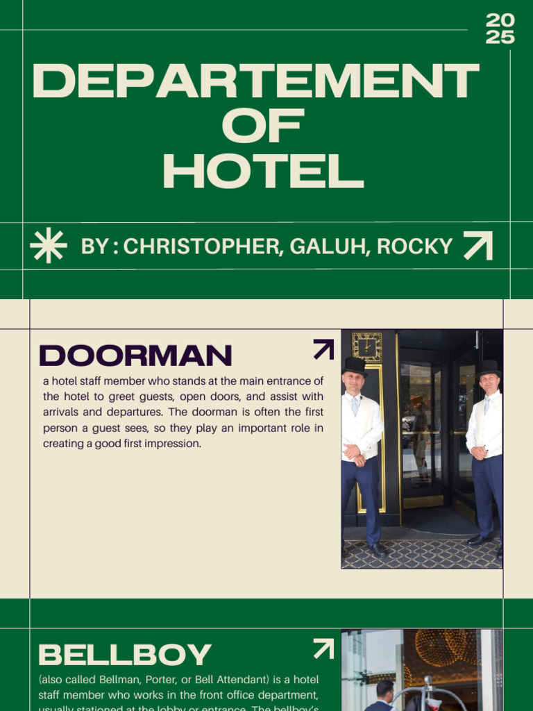 Departement of Hotel by GRC | PDF | Chef