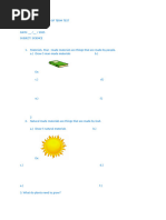 Cambridge Grade 2 Science Worksheets | PDF | English As A Second Or ...