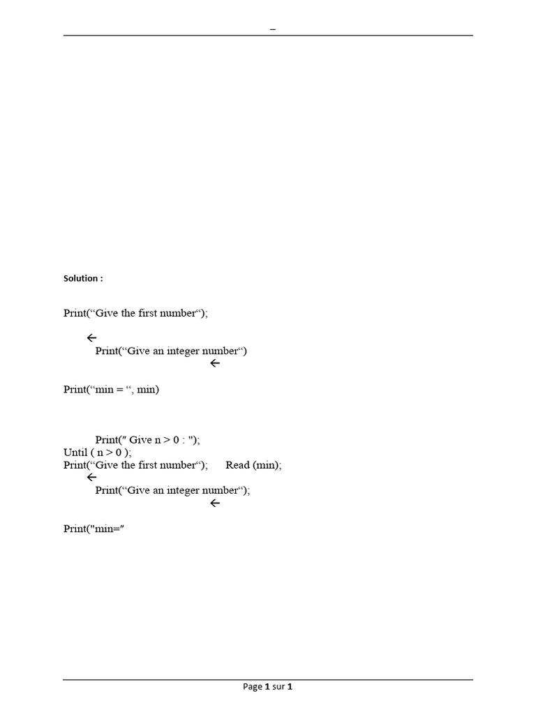 7) Iterative Structure - Exercise 2 - Part 3 of 4 | PDF
