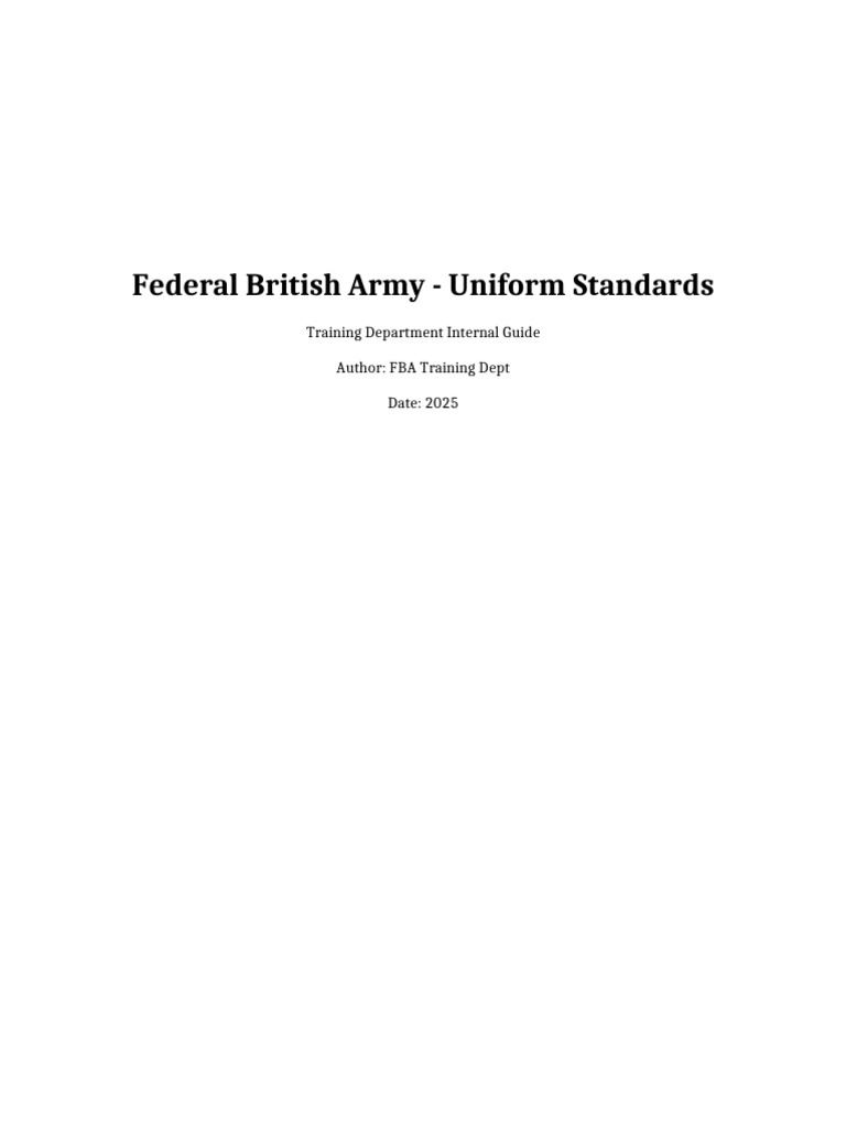 FBA Uniform Standards Enhanced | PDF