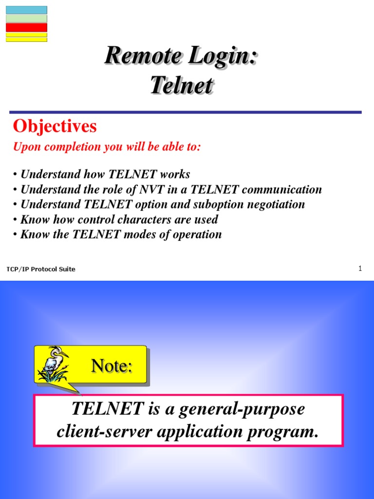 Telnet | PDF | Transmission Control Protocol | Communications Protocols