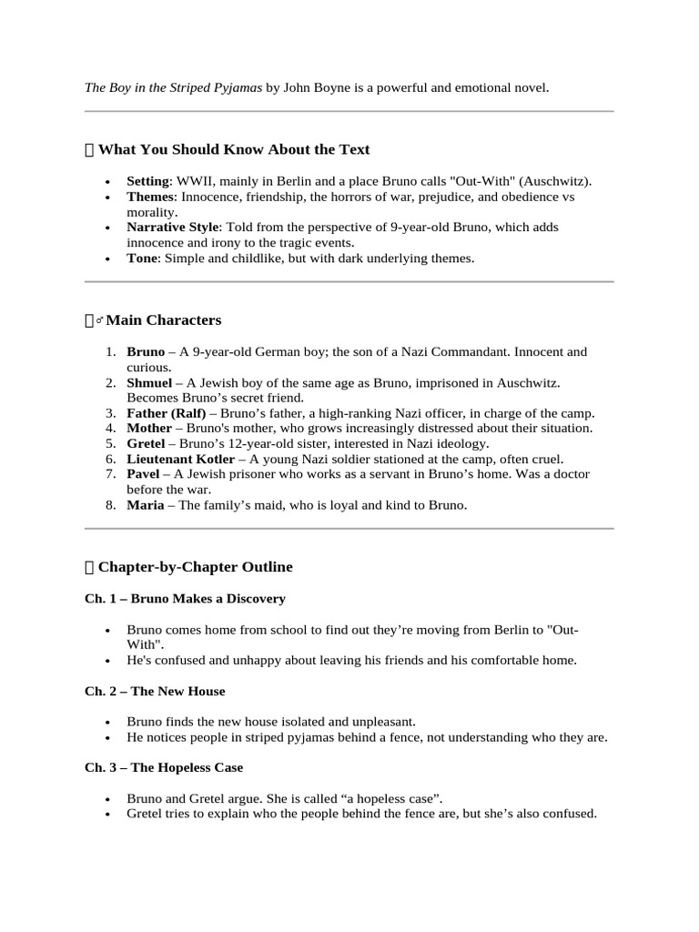 The Boy in The Striped Pyjamas by John Boyne Is A Powerful and ...