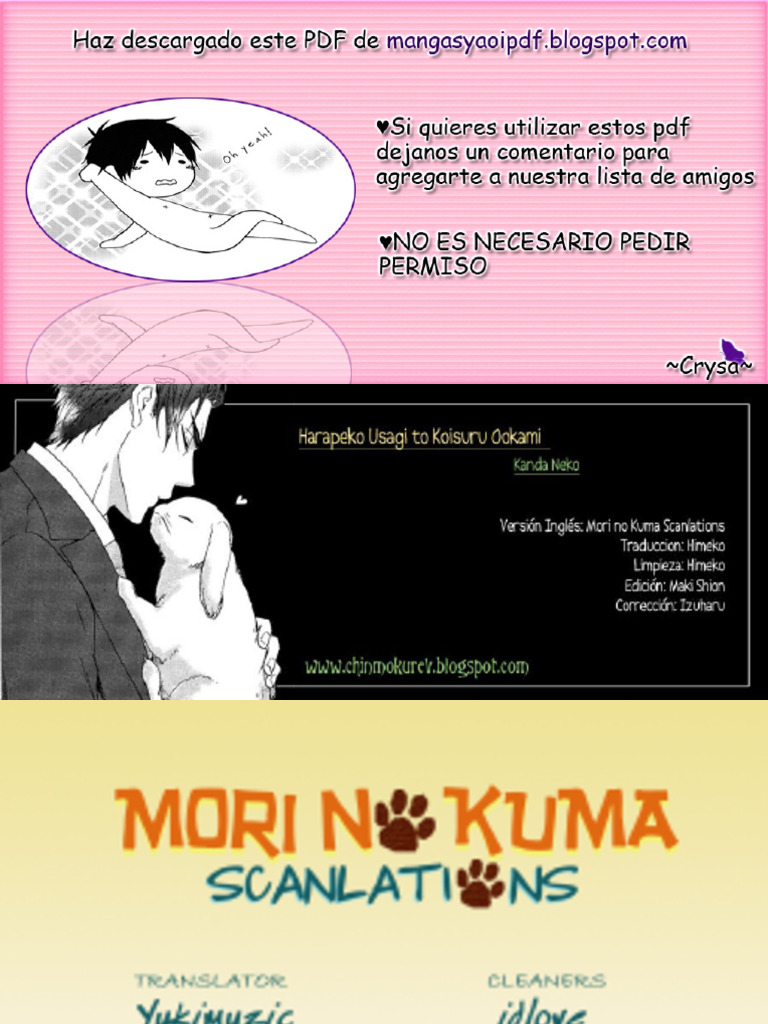 Harapeko Usagi To Koisuru Ookami - Kanda Neko | PDF