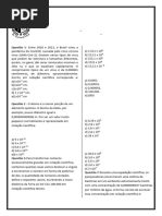 1º SIMULADO ENA - PROFMAT 2024 - Formulários Google | PDF | Triângulo | Matemática