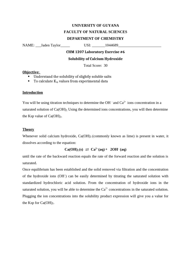 CHM 1207 Final Exam (G5) PDF | PDF | Titration | Chemistry