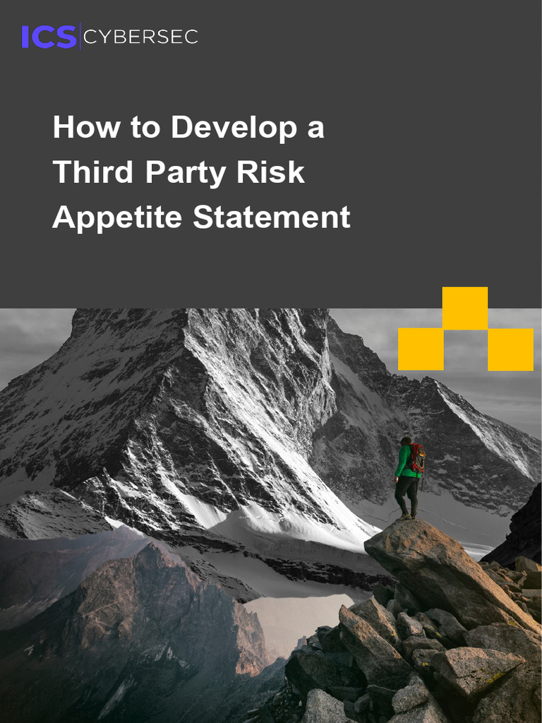 How To Develop A TPRM Appetite Statement 1753441850 | PDF | Risk ...