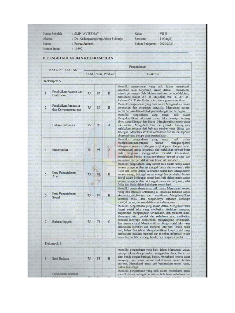 Cover Absensi Guru | PDF