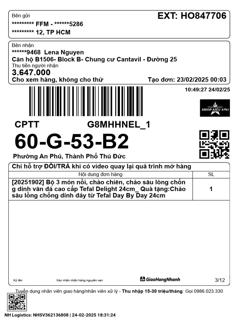 Shipping Label 3 | PDF