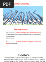 Types and Uses of Dental Elevators | PDF | Dentistry Branches | Mouth