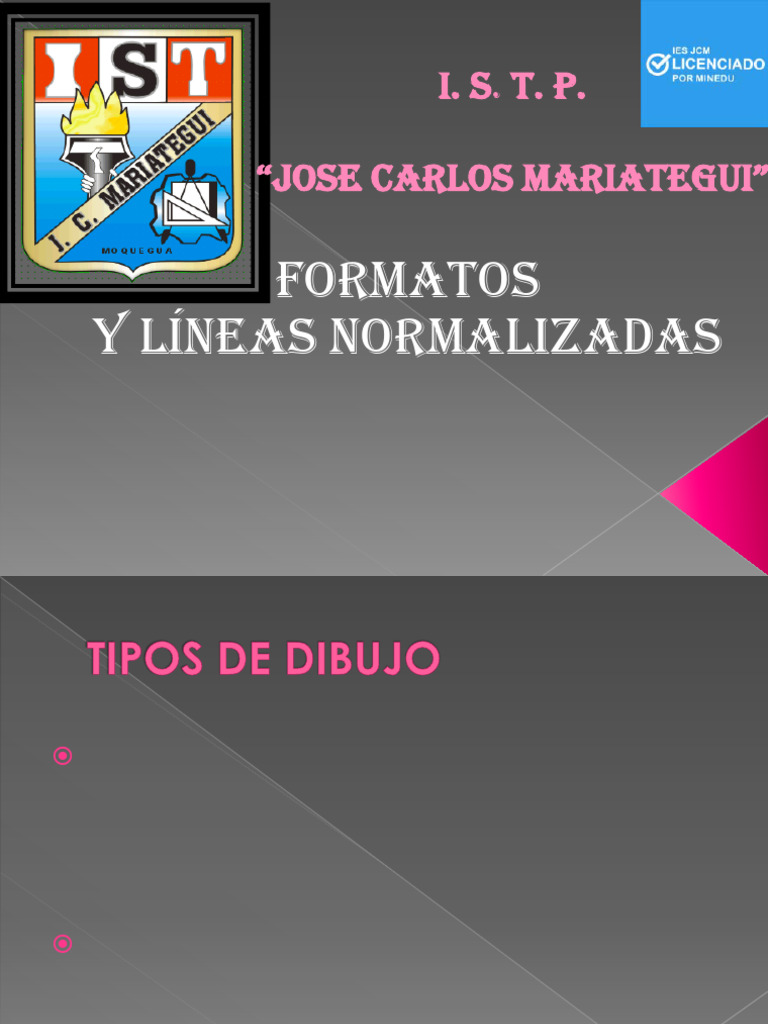 02 Formatos y Lineas Normalizadas | PDF | Dibujo