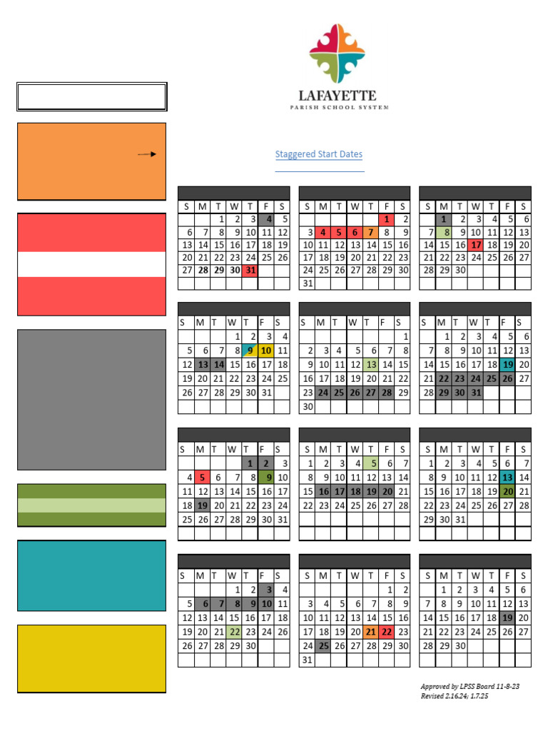 2025-2026 District Calendar 010725 | PDF | Observances