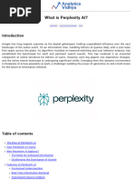 Perplexity AI Presentation | PDF