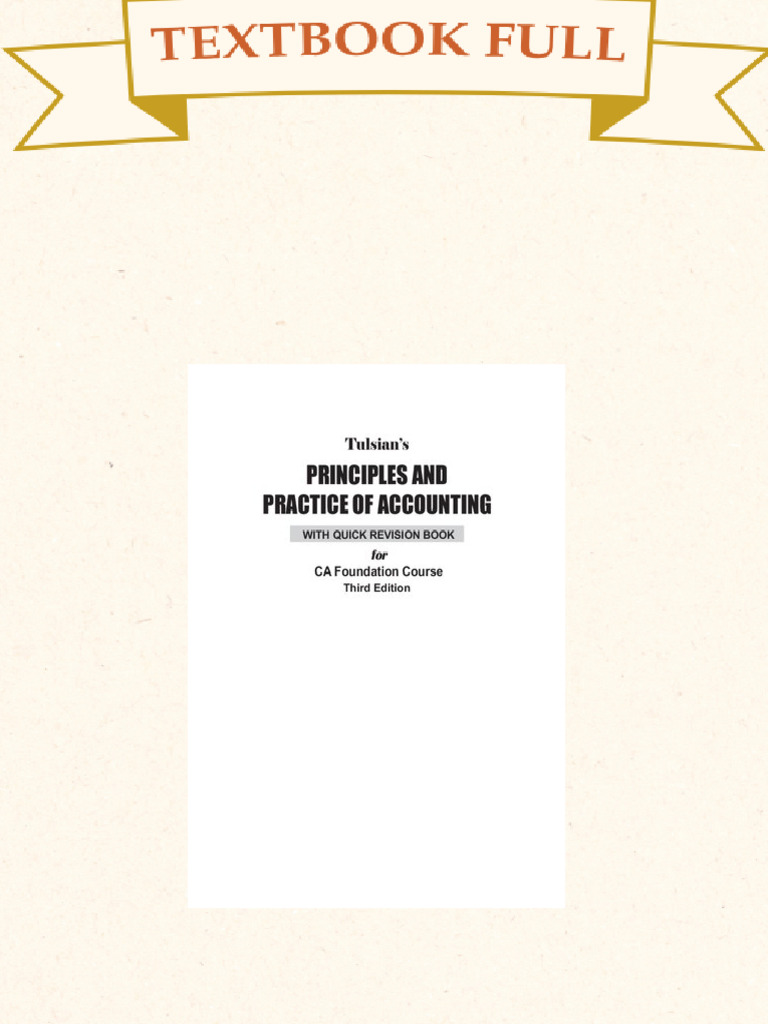 Tulsian s Prin Prac Of Acc With Quick Rev Book 3rd Edition P C Tulsian And Bharat Tulsian pdf ...