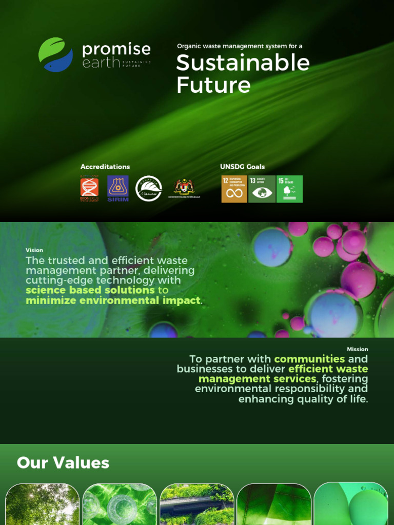 (EXT) Promise Earth Company Profile | PDF | Waste Management | Fertilizer