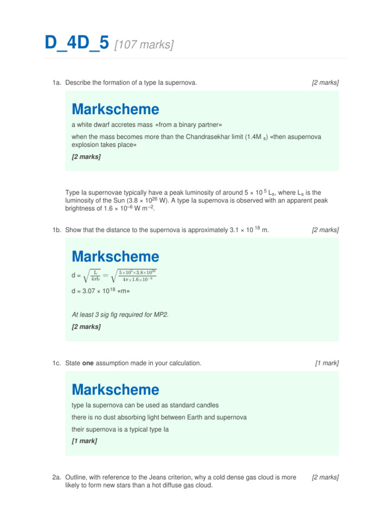 Type Ia Supernovae and Star Formation Insights | PDF | Universe | Dark ...