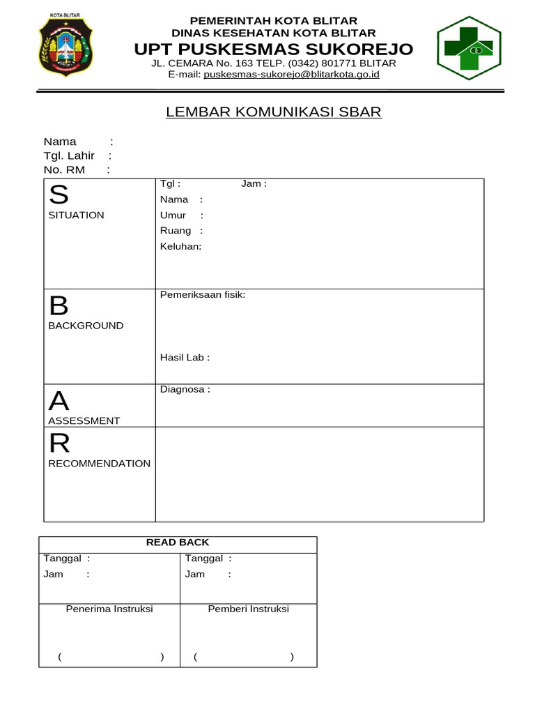 Form SBAR | PDF