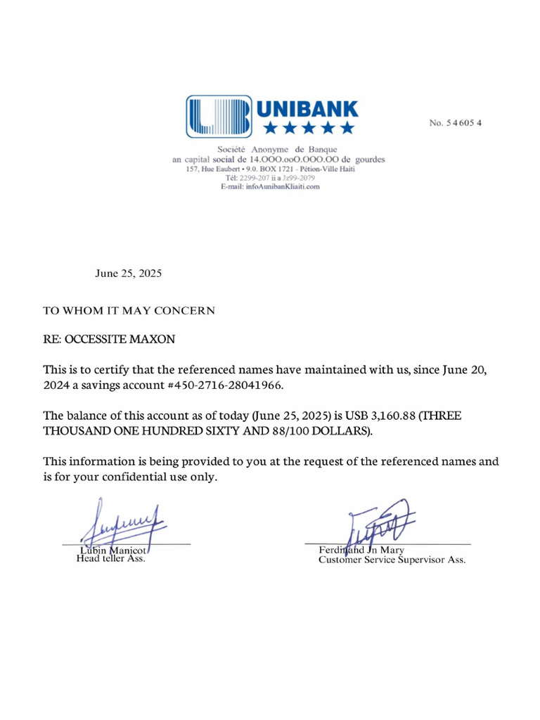 Uni Bank | PDF