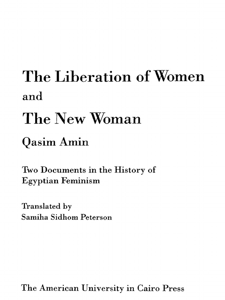 Qasim Amin's Vision for Women's Liberation | PDF | Sharia | Knowledge