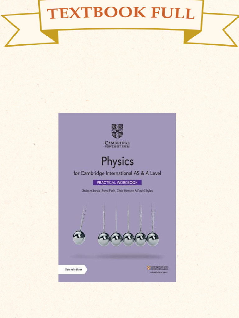 Cambridge International AS & A Level Physics Practical Workbook 2nd ...