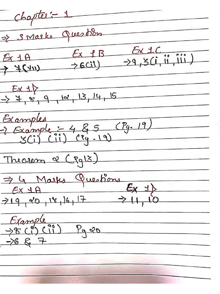 9th Maths Practice Problem | PDF
