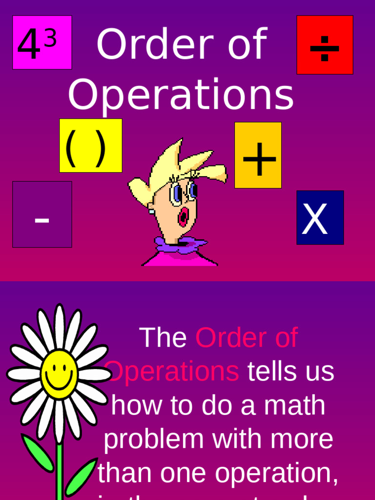 Order of Operations Explained | PDF