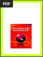Vocabulary Workshop Level D Trang 1 60 | PDF